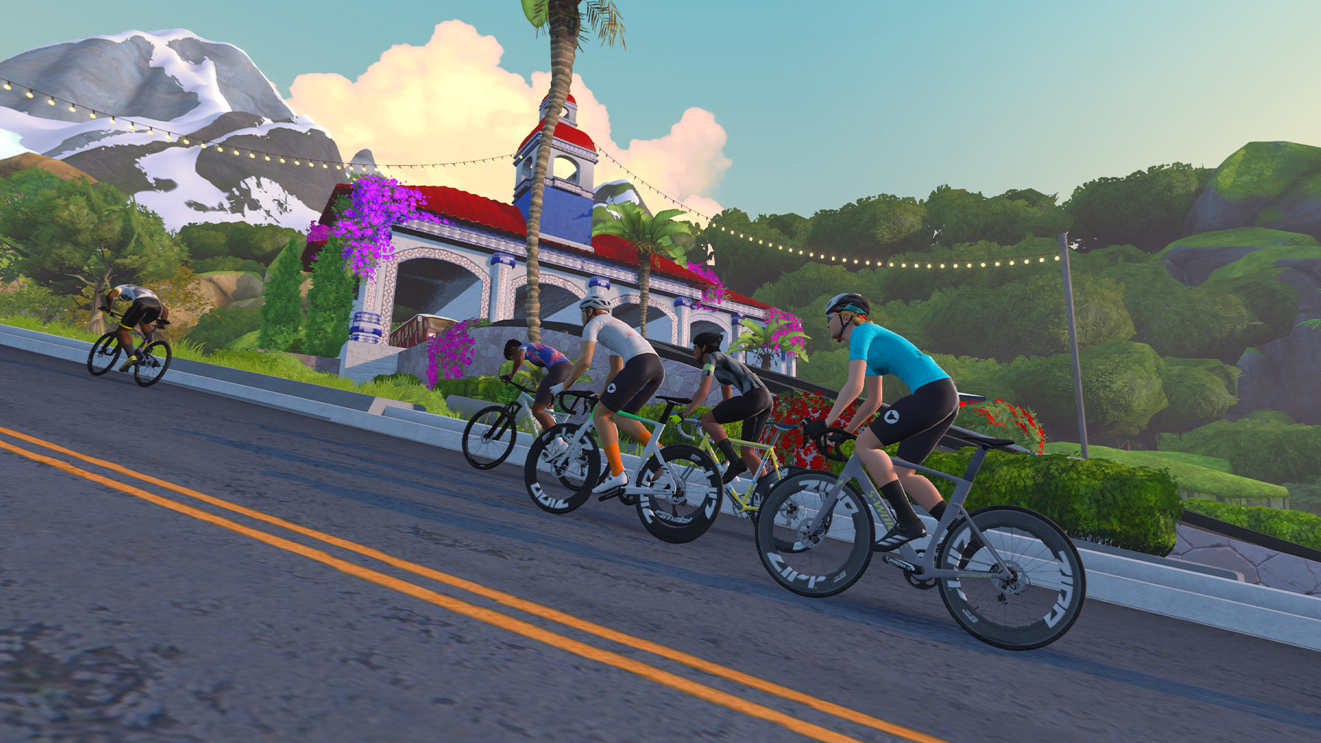 First look at Zwift’s new climb – The Grade - Mountain Massif